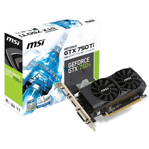 MSI nVidia GeForce GTX 750Ti 2GB GDDR5 128bit - N750TI-2GD5TLP | Gigatron