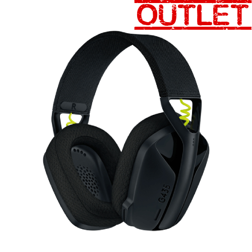 LOGITECH Bežične gejmerske slušalice G435 Lightspeed (Crna) 981-001050 ...